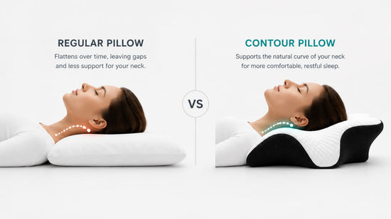 Contour Pillow vs Regular Pillow: Key Differences Explained – Oasisleep